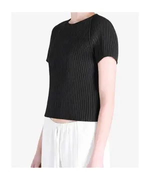 AMOMENTO Pleats Raglan Top