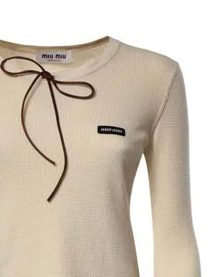 Miu Miu Long-sleeved T-shirt