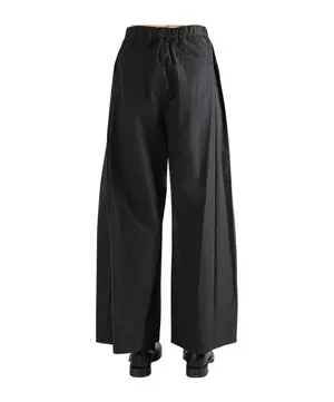 AMOMENTO Pleated Wide-leg Casual Pants