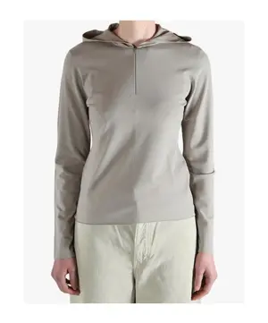 AMOMENTO Half-zip Hoodie