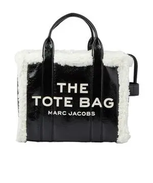 Marc Jacobs Medium The Crinkle Shearling Tote Bag