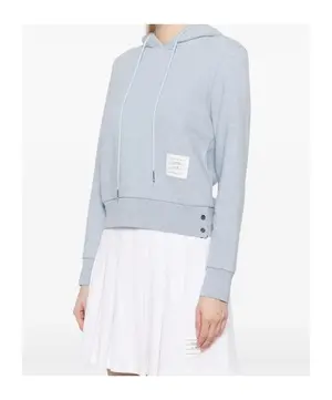 Thom Browne Logo-patched Hoodie