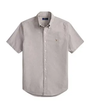 Polo Ralph Lauren Embroidered-logo Button-down Shirt - Gray