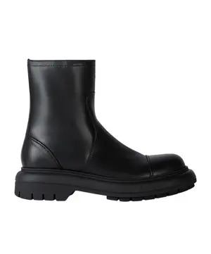 Givenchy Cargo Biker Boots In Leather