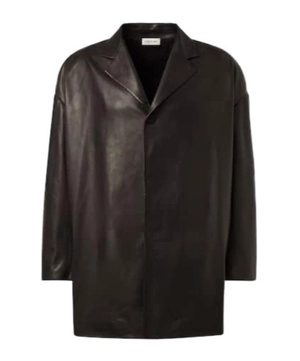 Fear Of God Oversized Leather Blazer - Black
