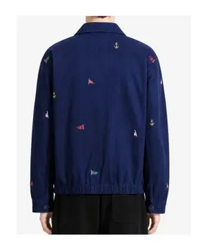 Polo Ralph Lauren Bayport Embroidered Zip-up Jacket - Navy