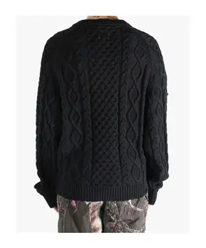 DOUBLET Caught In The Cable Fisherman Long-sleeved Sweater