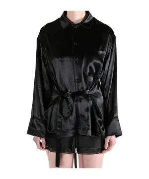 ANN DEMEULEMEESTER Coby Relaxed Lounge Shirt