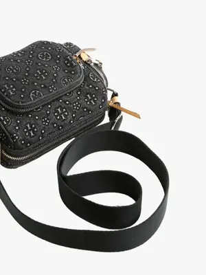 Tory Burch T Monogram Denim Pocket Crossbody Bag