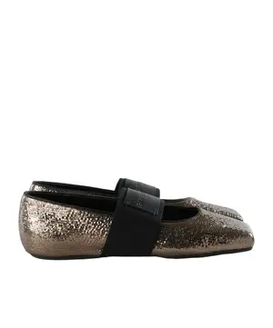 Givenchy Square-toed Ballet Shoes - Bronze