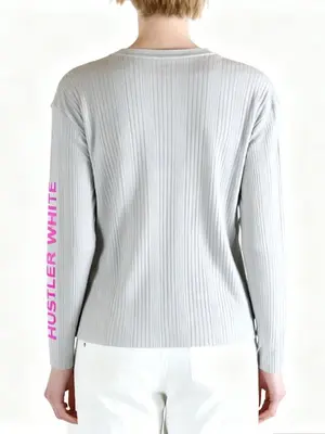 PALY HOLLYWOOD Hustlr Ribbed Long-sleeve T-shirt