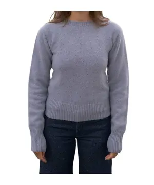 BASERANGE Ribbed Knit Crew Neck Sweater