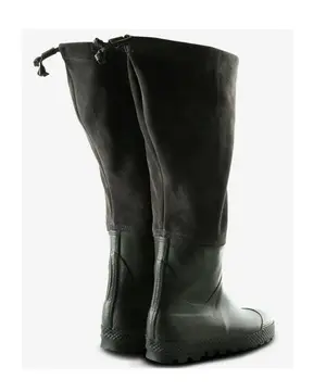 RIER Panelled Velour Rain Boots