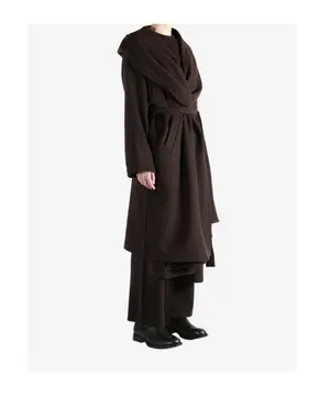 UMA WANG Long-sleeved Hooded Coat