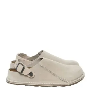 BIRKENSTOCK Lutry Premium Mules - Nude