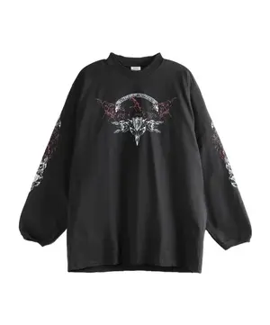 Vetements Graphic Sweatshirt - Black