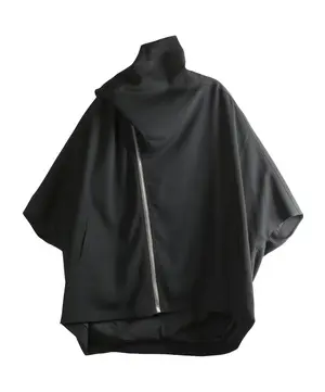 Rick Owens Zip Funnel-neck Jacket - Black