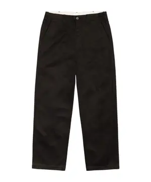 StÜssy Twill Casual Pants - Black