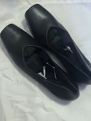 UMA WANG 30mm Square-toe Ballerinas
