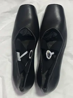 UMA WANG 30mm Square-toe Ballerinas