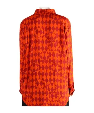 Dries Van Noten Argyle Print Shirt