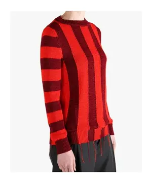 Dries Van Noten Intarsia-stripes Sweater