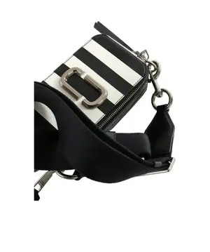 Marc Jacobs Striped Snapshot Zipped Camera Bag