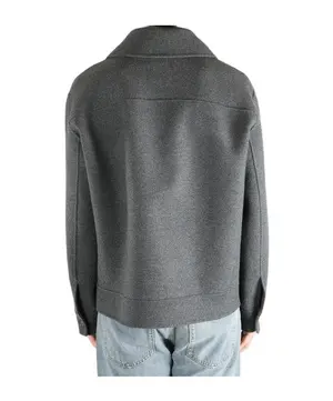 Extreme Cashmere Lapel Cashmere Blend Casual Jacket