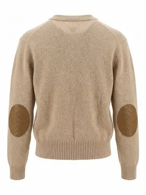 Bottega Veneta Intrecciato Elbow-patch Cardigan