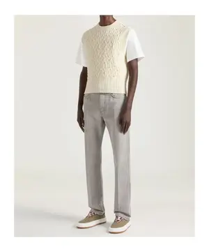 Givenchy Straight Fit Folded Effect Jeans
