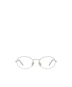 Givenchy Oval Frame Glasses - Silver