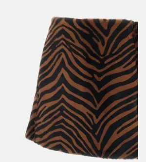 P.a.r.o.s.h Animal Print Mini Skirt