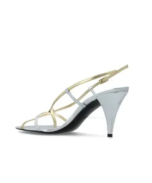 Versace Valentina Metallic Sandals