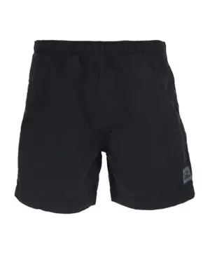 C.P. COMPANY Swim Trunks With A Logo Patch - Black