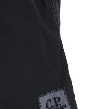 C.P. COMPANY Swim Trunks With A Logo Patch