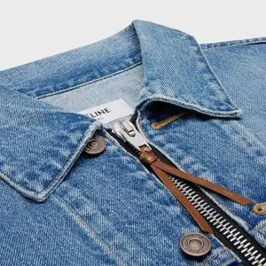 Celine Trucker Jacket In Cotton Denim