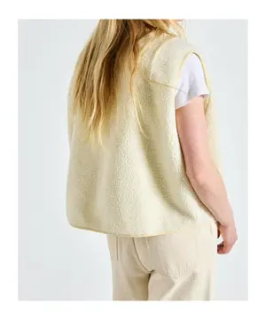 American Vintage Logo Fleece Vest Jacket