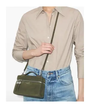 Tory Burch Romy Suede Slim Top-handle Bag