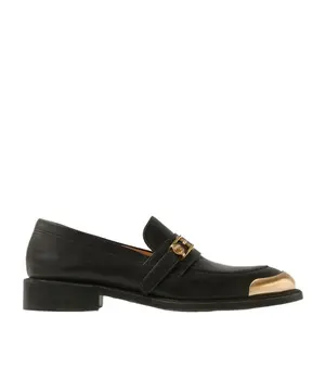 Versace Primo Slip-on Loafers - Black