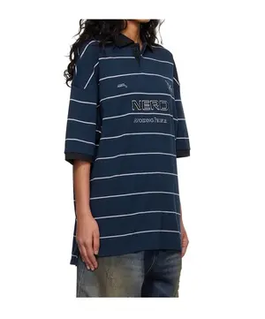 Vetements Striped Polo Shirt