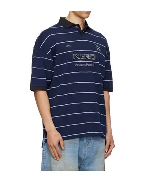 Vetements Striped Polo Shirt
