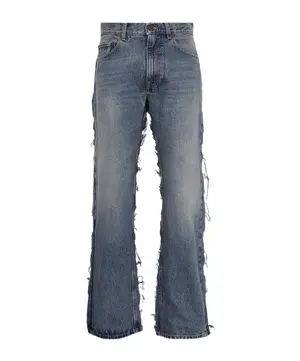 Vetements Cut-up Back Jeans - Gray