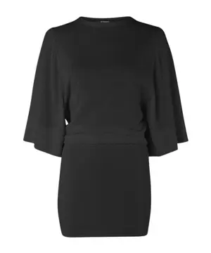 Jacquemus Round Neck Dress - Black