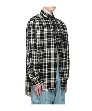 Vetements Cross Flannel Shirt