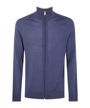 Paul Smith Zipper Cardigan - Blue
