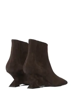 Attico Pointed-toe Ankle Boots