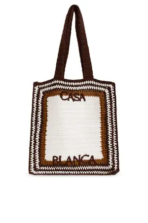 Casablanca Woven Shoulder Bag