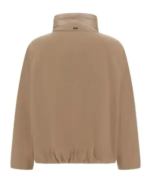 Herno Resort Jacket In Cashmere-feel Flannel And Nylon Ultralight