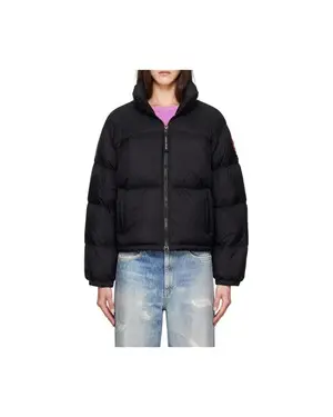 Canada Goose Quilted Down Jacket With High Neck And Zip Closure