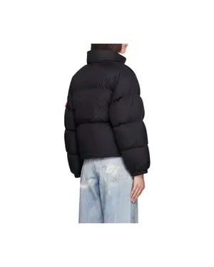 Canada Goose Quilted Down Jacket With High Neck And Zip Closure